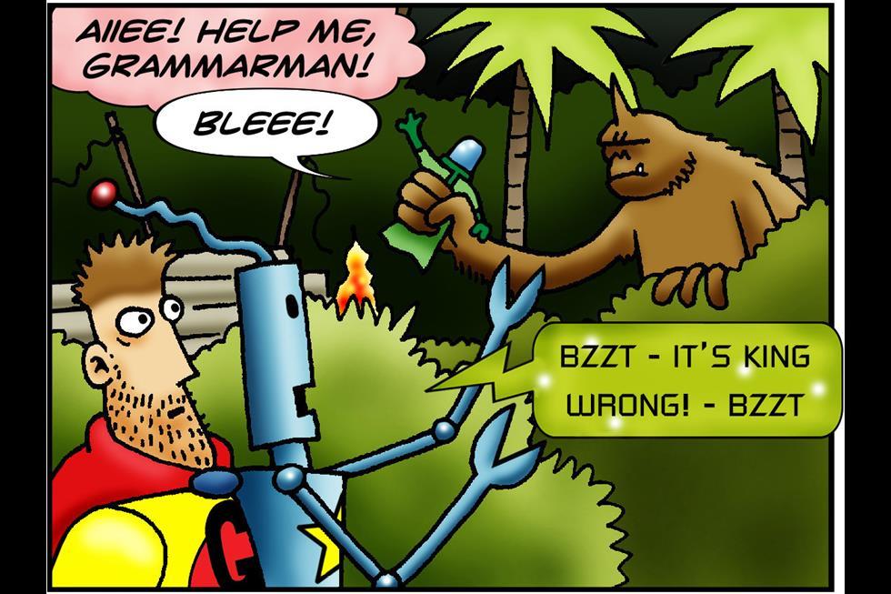 Grammarman: Episode 35—Escape from the Isle of Monsters | Teaching tool ...